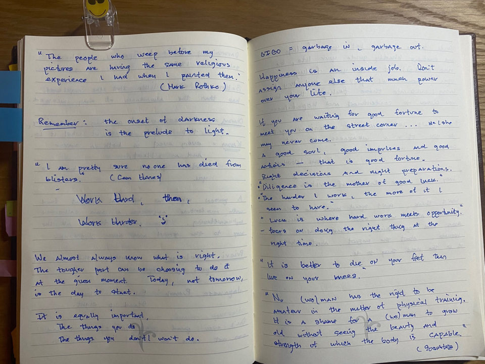 My Journal Entries – INSPIAIR